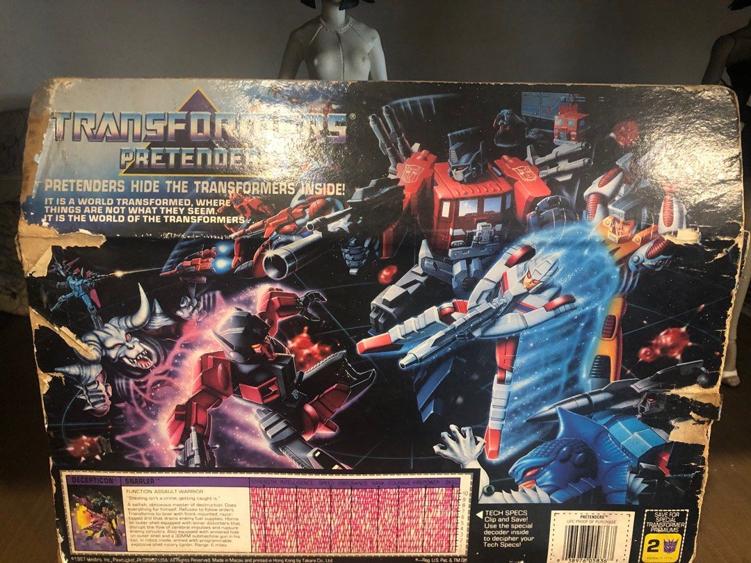 Transformers g1 vintage figure snarler pretenders, Hobbies & Toys, Toys ...