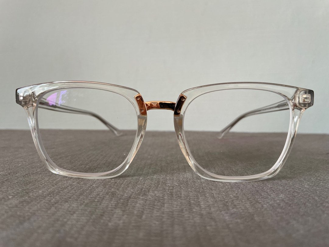 Square Shaped Clear Spectacles, Men's Fashion, Watches & Accessories ...