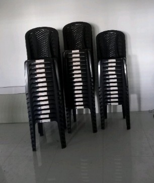UNIGLOBAL BLACK MONOBLOCK CHAIRS - To Betterliving Paranaque on Carousell