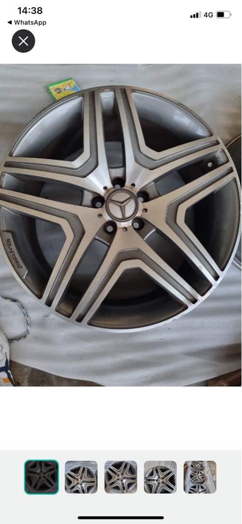 Used AMG rims (set of 4), Car Accessories, Tyres & Rims on Carousell