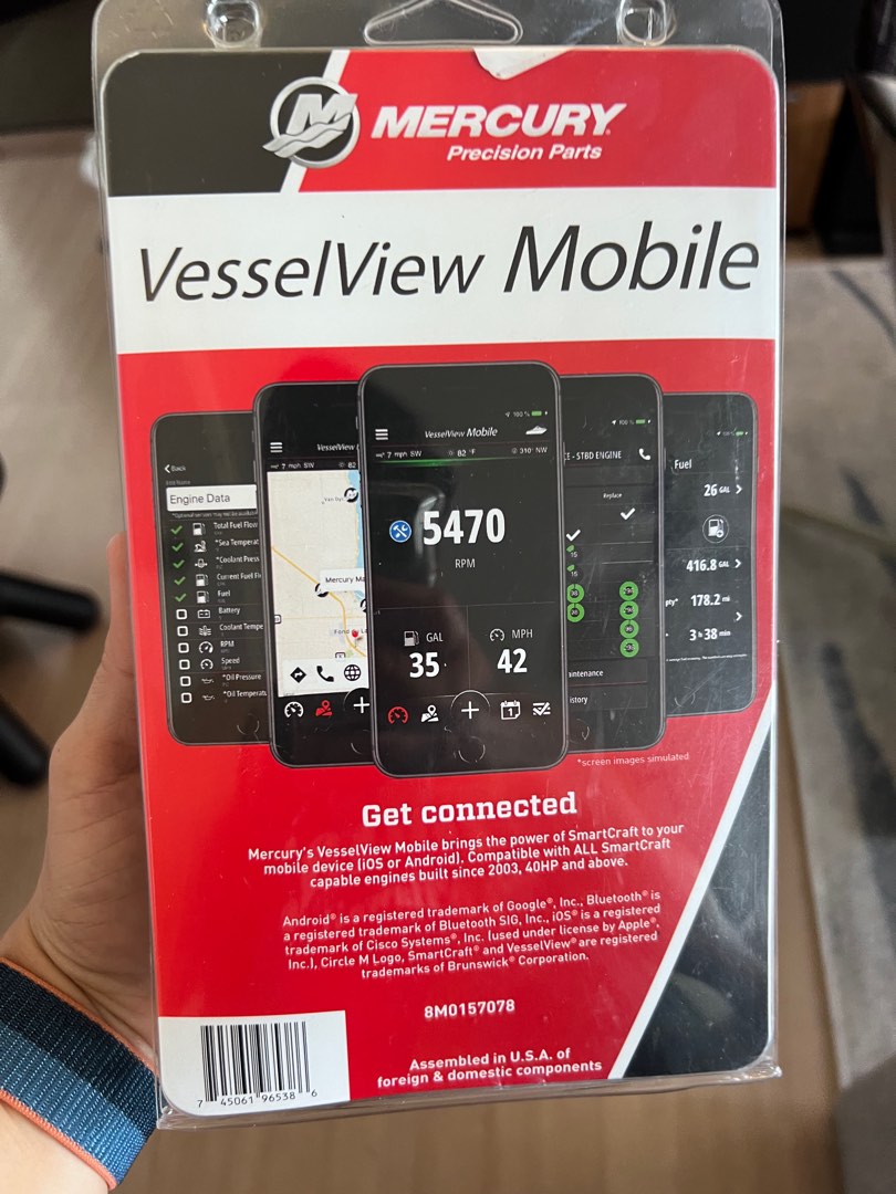 Vessel view mobile Mercury Engine stats, Mobile Phones & Gadgets ...