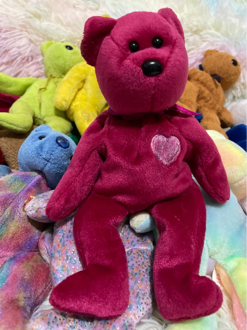 Vintage 1999 TY Bear Plush toy, Hobbies & Toys, Toys & Games on Carousell