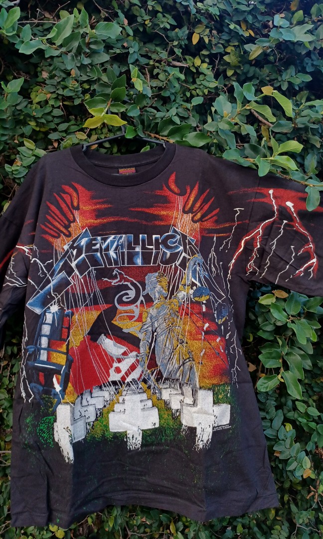 Vintage AOP Metallica Full Album Shirt on Carousell