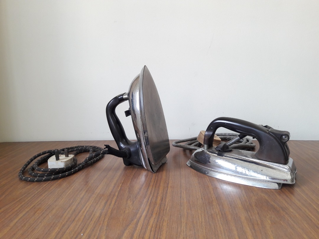 Vintage British Colonial Electric Dry Iron, TV & Home Appliances, Irons ...
