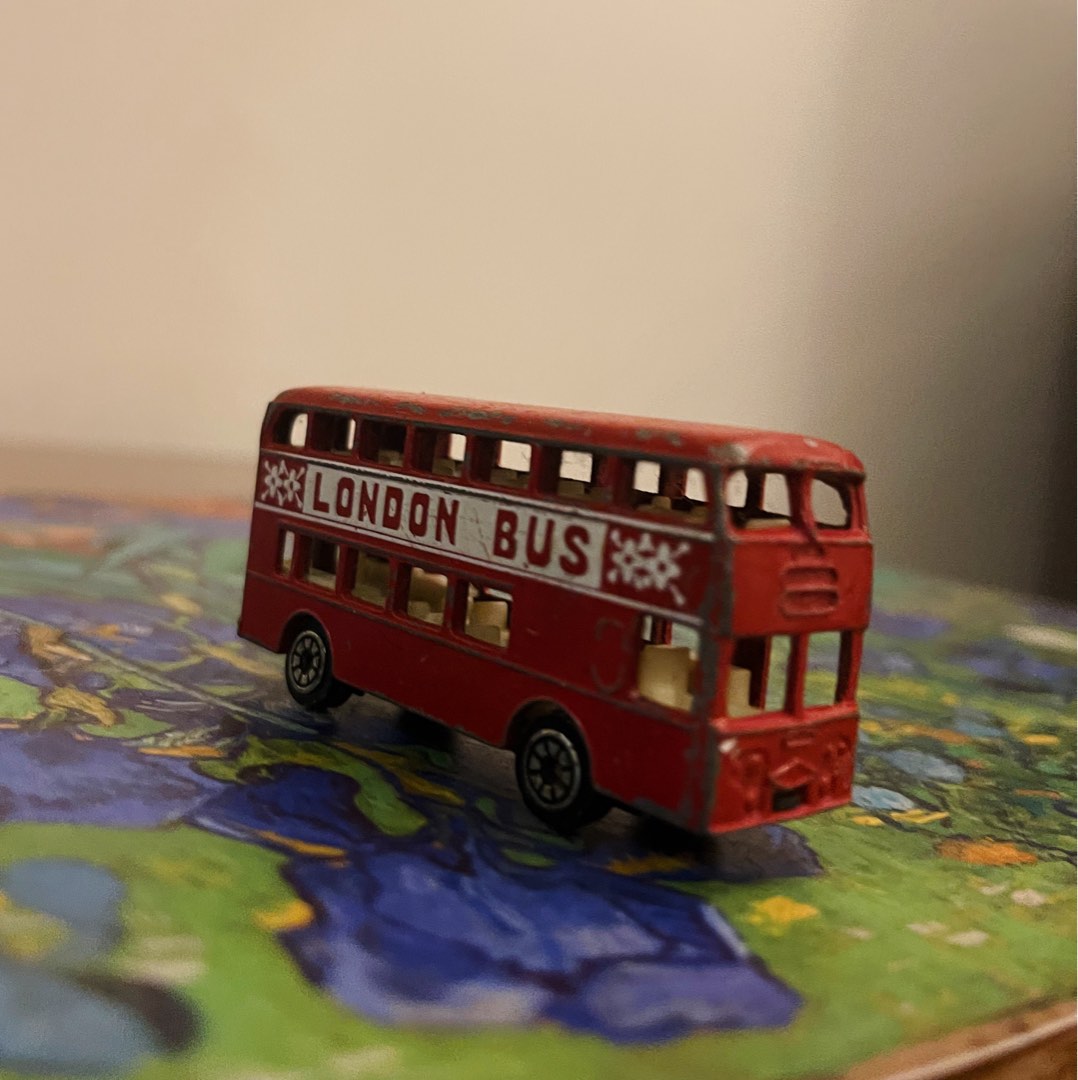 Vintage Car Toy London Bus, Hobbies & Toys, Collectibles & Memorabilia ...