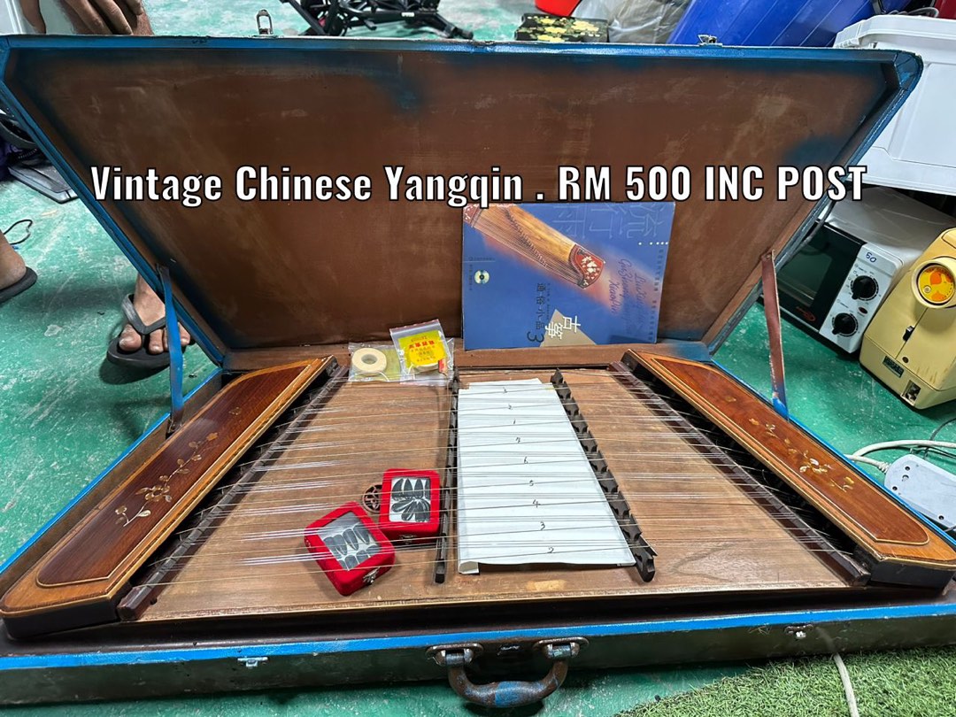 Vintage Chinese Yangqin, Hobbies & Toys, Music & Media, Musical ...