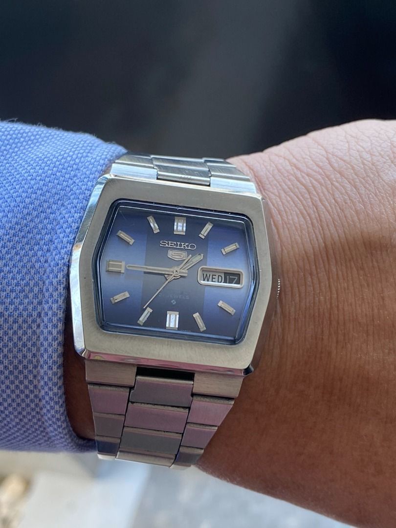 Vintage Seiko 5 TV dial automatic, Men's Fashion, Watches & Accessories ...