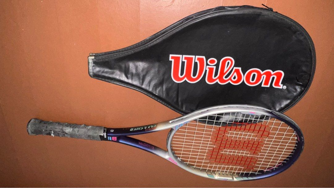 Wilson Tennis Racket ( High Beam Series ) Graphite Smasher, Sports ...