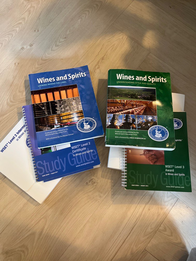 WSET wine and spirits textbooks, Hobbies & Toys, Books & Magazines ...