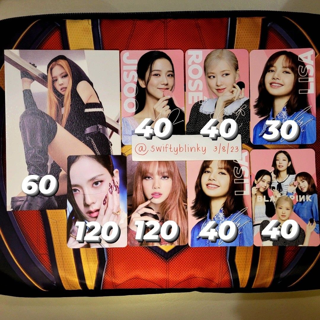WTS / WTT Blackpink Oreo Photocards, Ktown4u POB, and Born Pink Gray ...