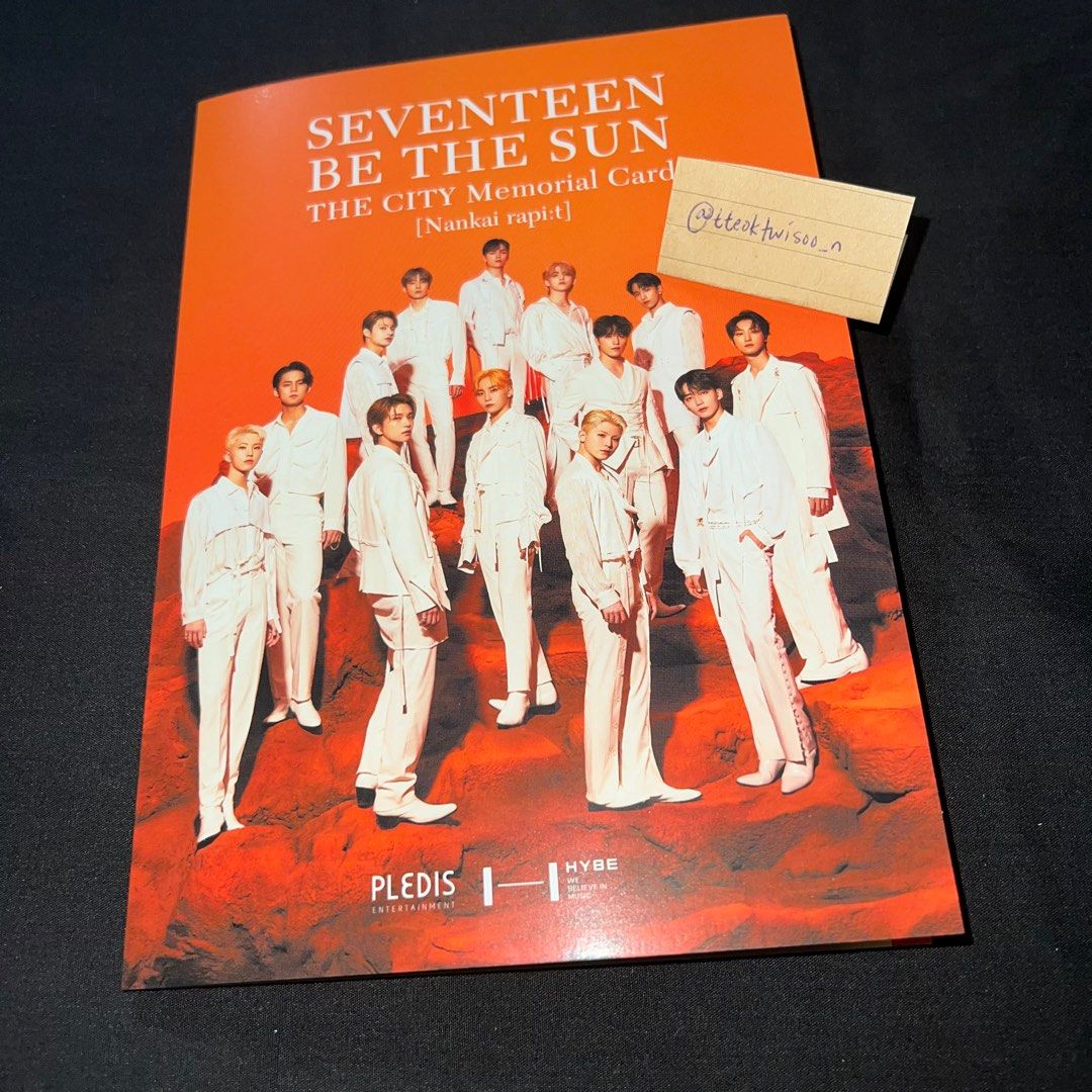 [WTS Ready stock] Seventeen Japan Nankai Rapit Ticket Memorial Card ...