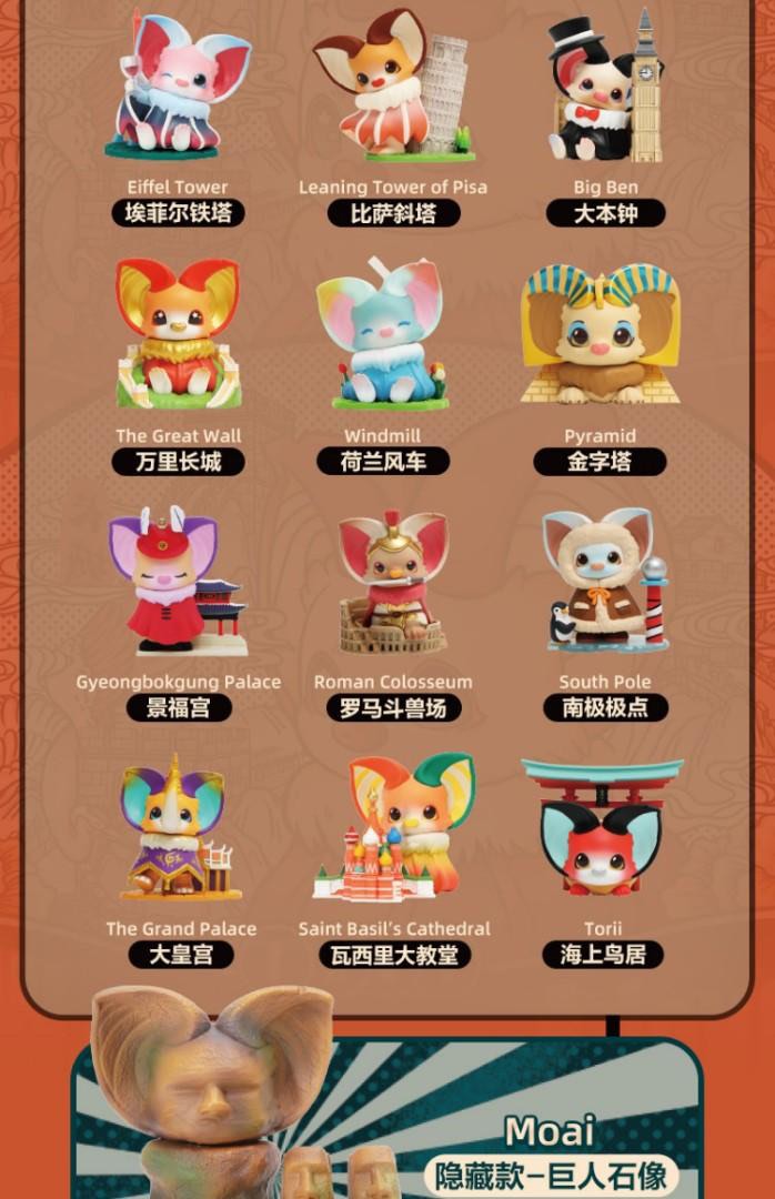 wts/wtt popmart yoki travel around the world, Hobbies & Toys, Toys ...