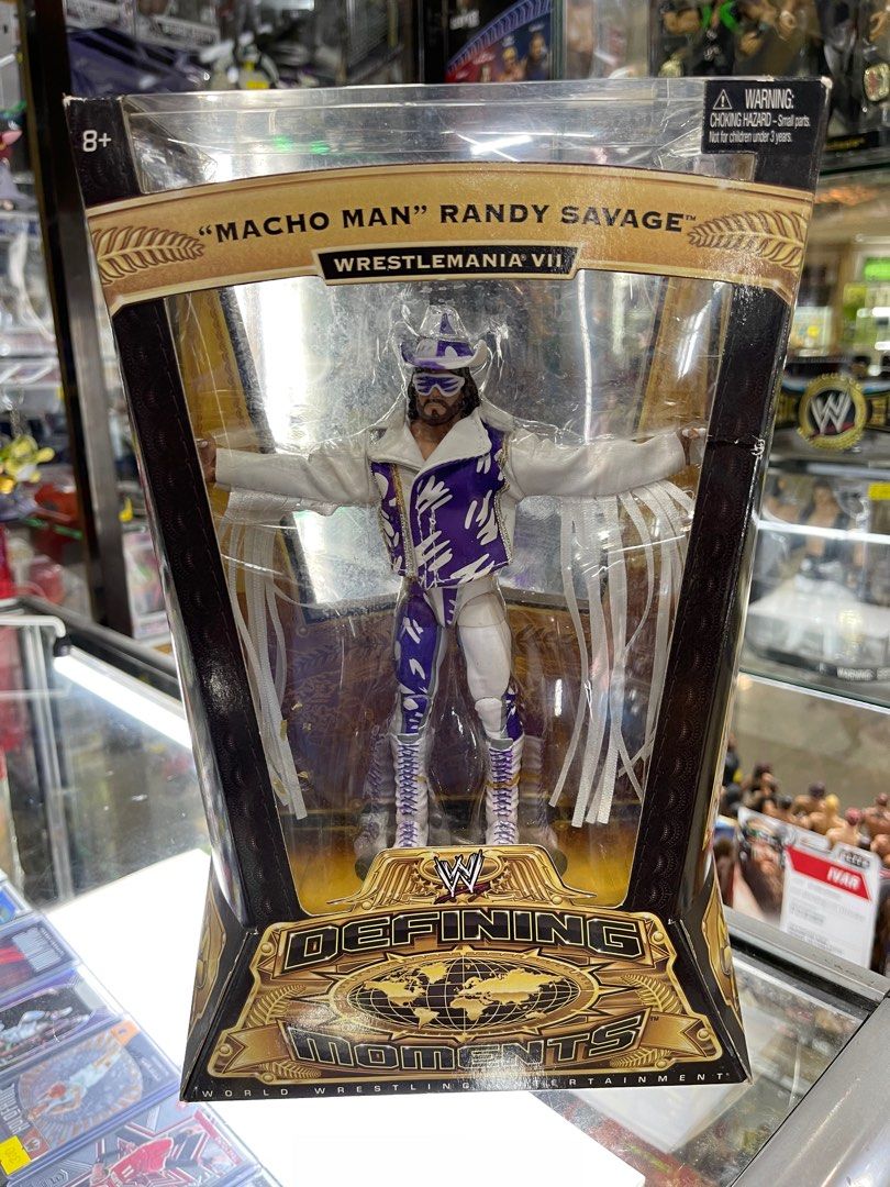 WWE Mattel Defining Moments Macho Man Randy Savage (RARE) on Carousell