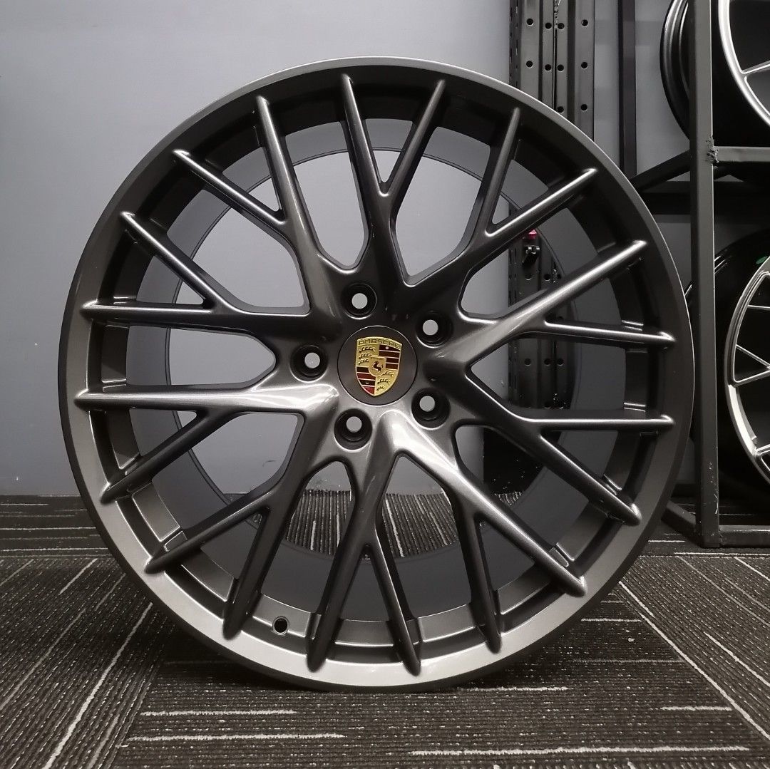 21" Porsche Design Staggered Sport Rim, Car Accessories, Tyres & Rims ...