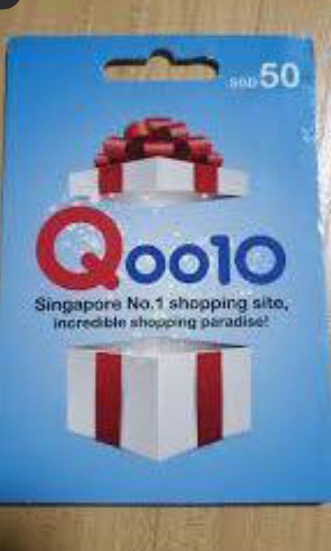 {5% off} 2 x $5 Qoo10 gift card, credits expiry July 2023, Tickets & Vouchers, Vouchers on Carousell