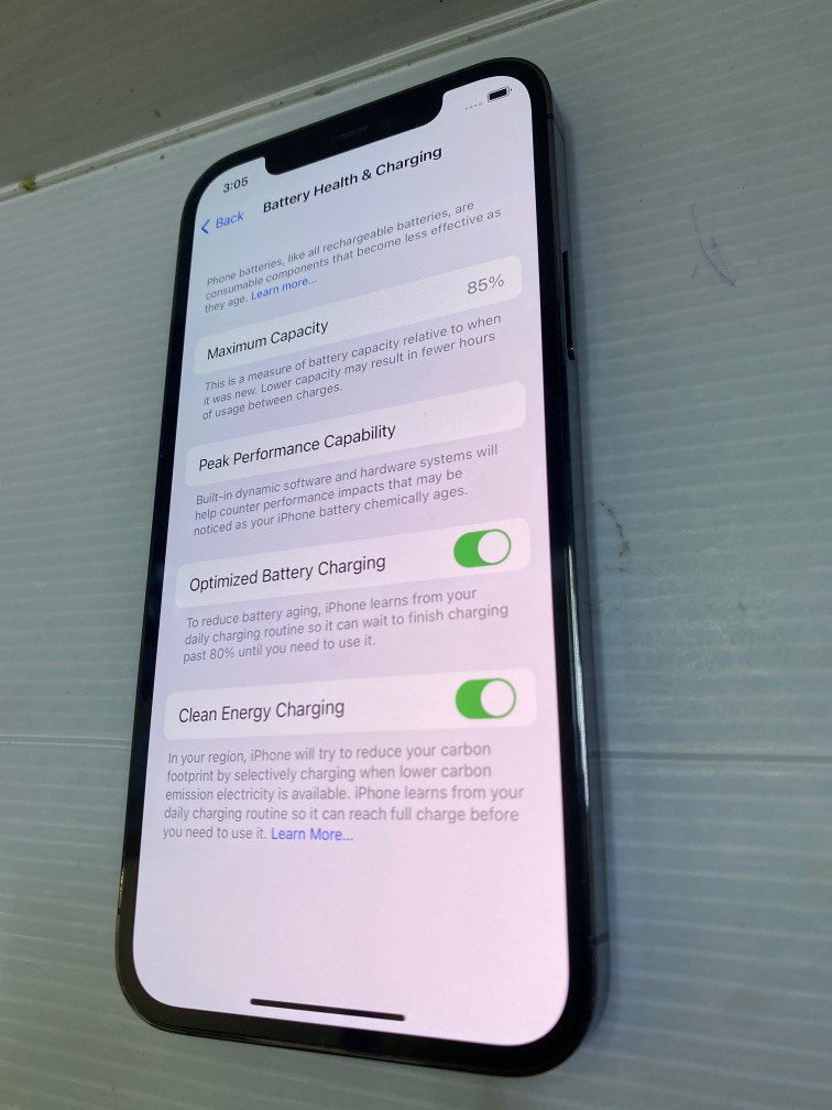 85% batt iPhone 12 Pro 128g grey, Mobile Phones & Gadgets, Mobile ...