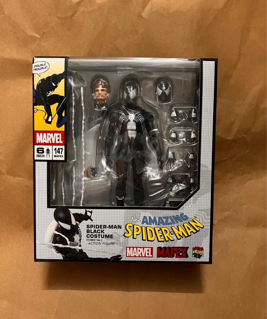 全新 日版 MAFEX No.147 AMAZING SPIDERMAN MAFEX SPIDER-MAN BLACK COSTUME ...