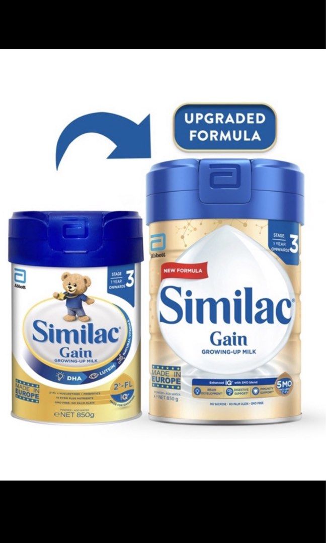 Abbott Similac Gain Stage 3, Babies & Kids, Nursing & Feeding ...