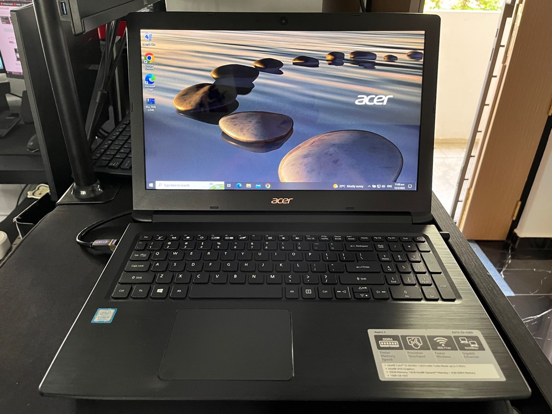 ACER ASPIRE Laptop 15.6" inch display screen Processor intel i5 Storage ...