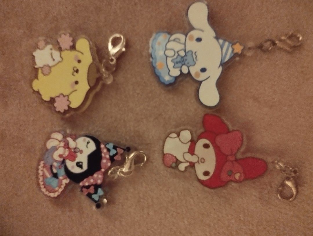 Acrylic sanrio keychains, Hobbies & Toys, Toys & Games on Carousell