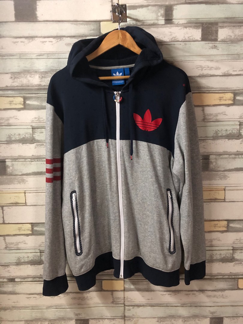 Adidas Trefoil Two Tone Hoodie, Men's Fashion, Tops & Sets, Hoodies on ...
