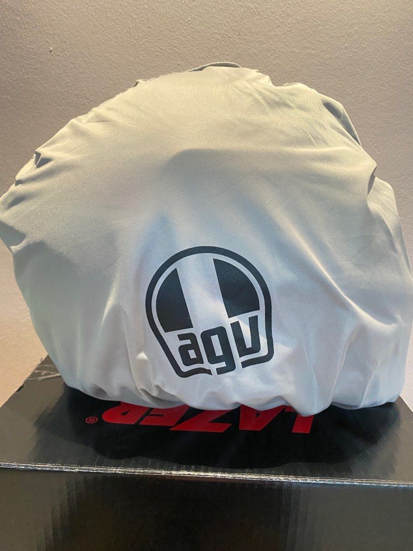 AGV (M) helmet (Spiderman design), Motorcycles, Motorcycle Apparel on ...