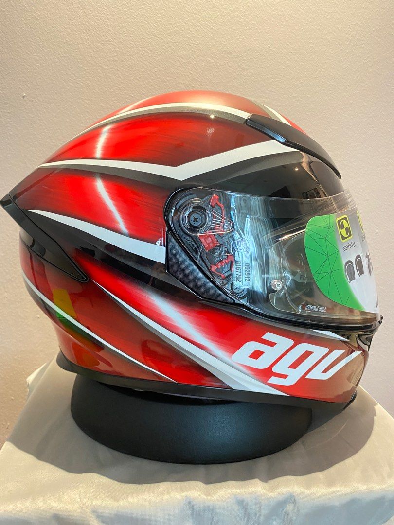 AGV (M) helmet (Spiderman design), Motorcycles, Motorcycle Apparel on ...