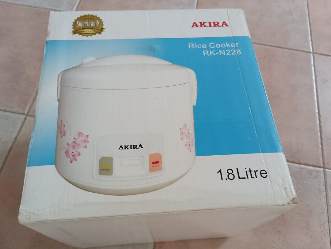Akira 1.8L rice cooker, TV & Home Appliances, Kitchen Appliances ...