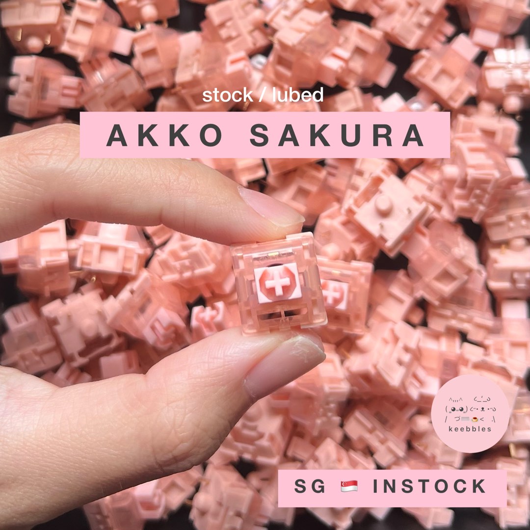 akko sakura switches, Computers & Tech, Parts & Accessories, Computer ...