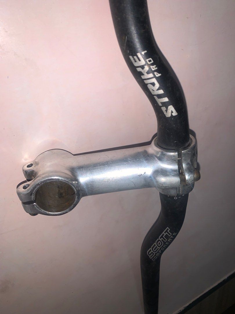 ALLOY handlebar Scott with stem, Sports Equipment, Bicycles & Parts ...