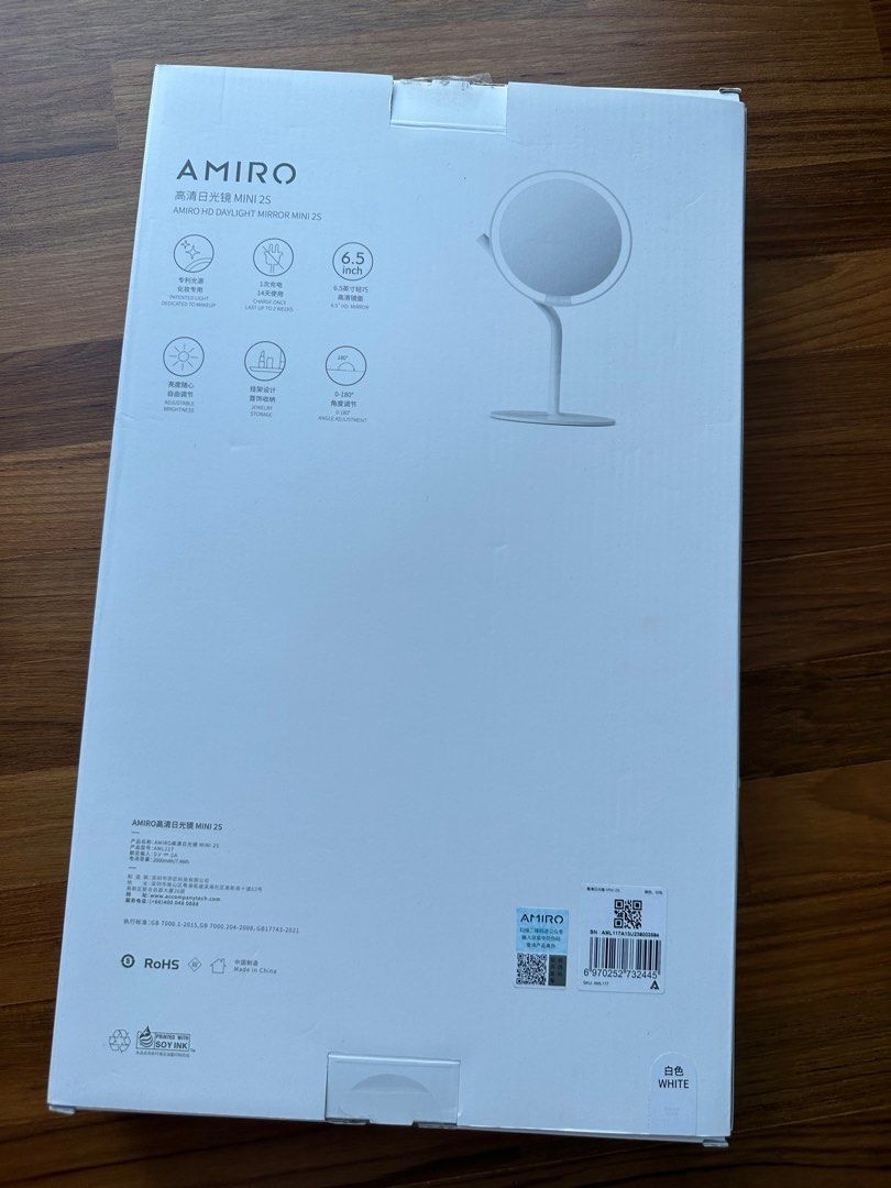 Amiro stand mirror with light, Furniture & Home Living, Home Decor ...