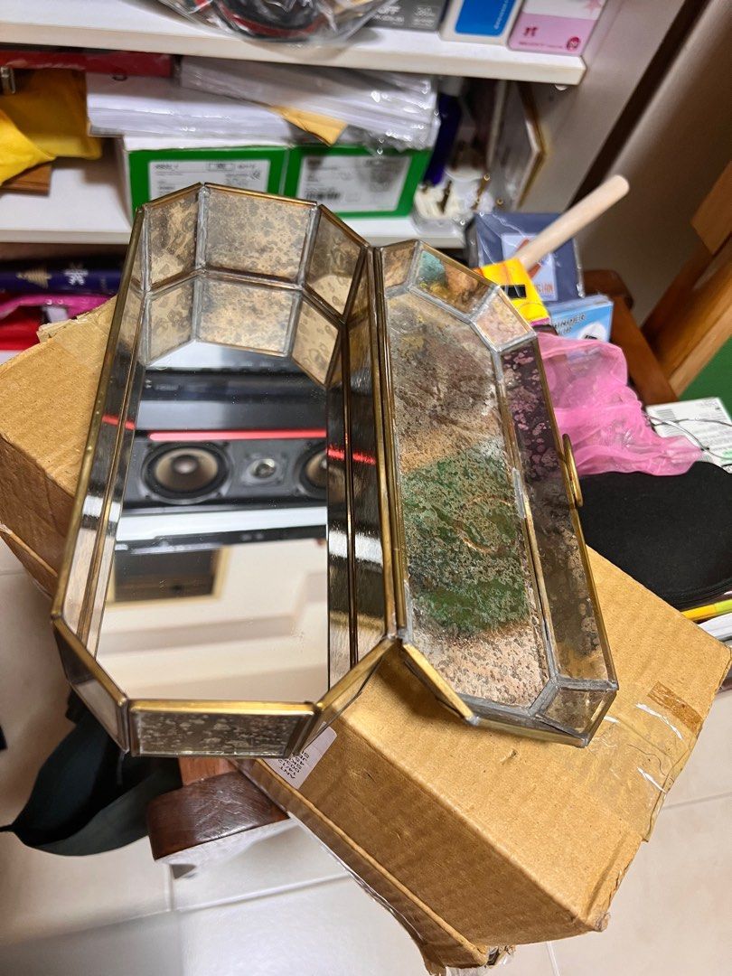 Ancient Mirror Box., Everything Else on Carousell
