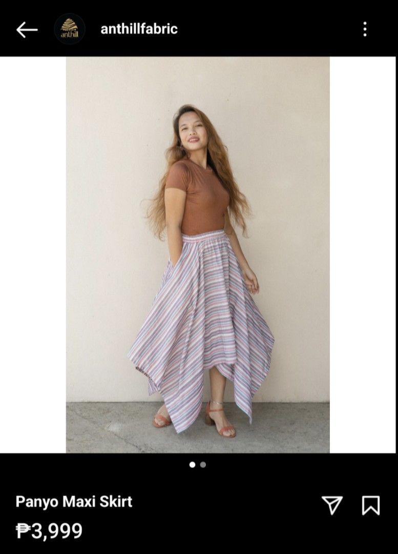 Anthill Fabric Panyo Maxi, Women's Fashion, Bottoms, Skirts on Carousell