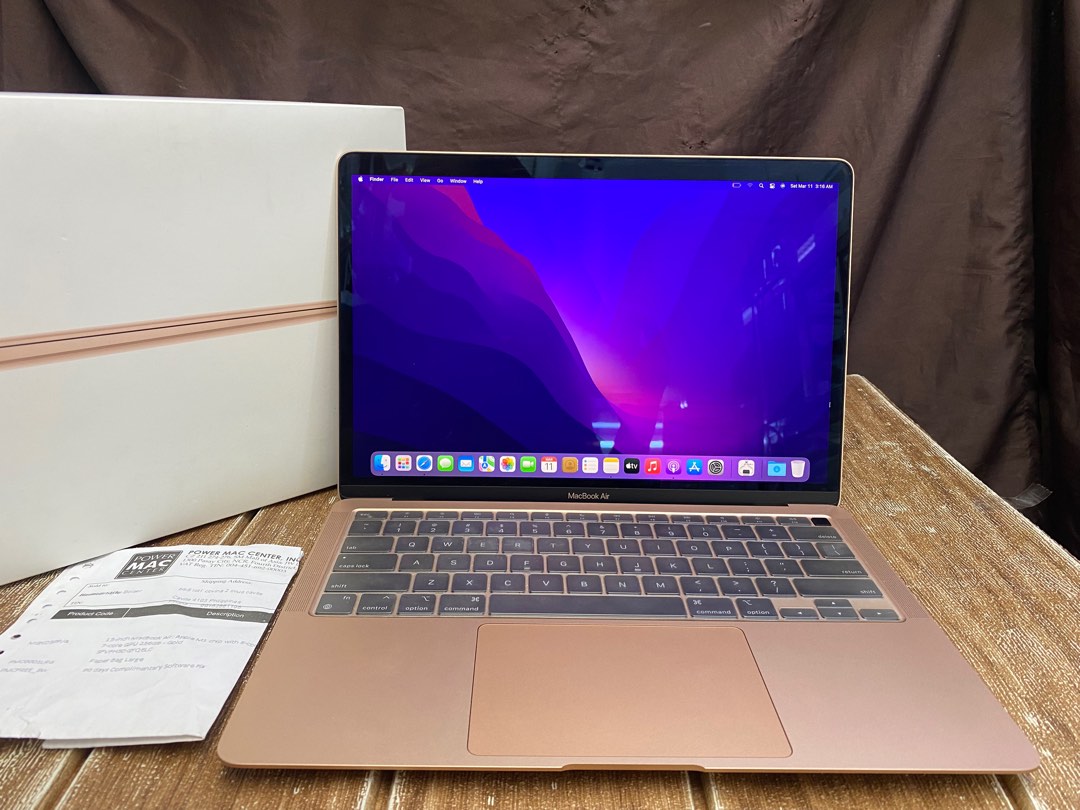 Apple MacBook Air 2020 M1 Chip 8gb ram 256gb SSD 22 Cycle Count ...