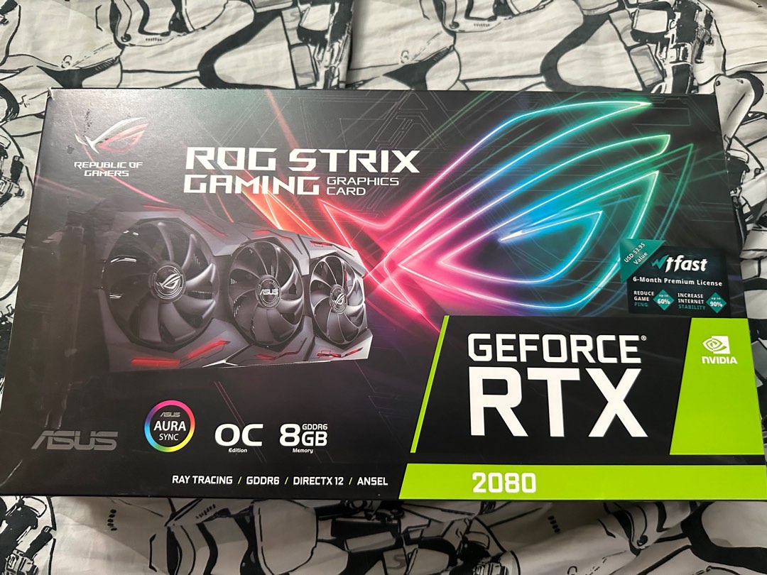 Asus rig strix gaming rtx 2080, 電腦＆科技, 電腦周邊及配件, 其他 - Carousell