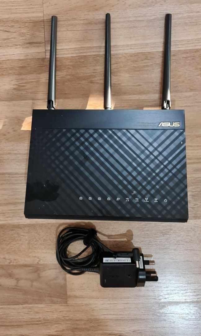 Asus RT-AC68U Router, Computers & Tech, Parts & Accessories, Networking ...