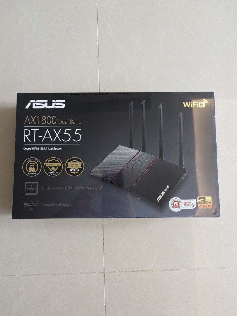 Asus RT-AX55 - Brand new sealed, dual band wifi 6 router, Computers ...