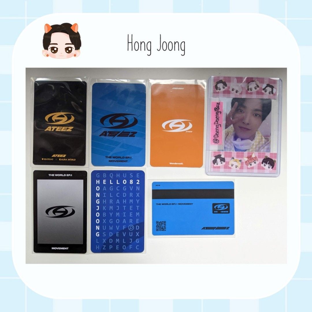Ateez Assorted Hongjoong PCs, Hobbies & Toys, Memorabilia ...