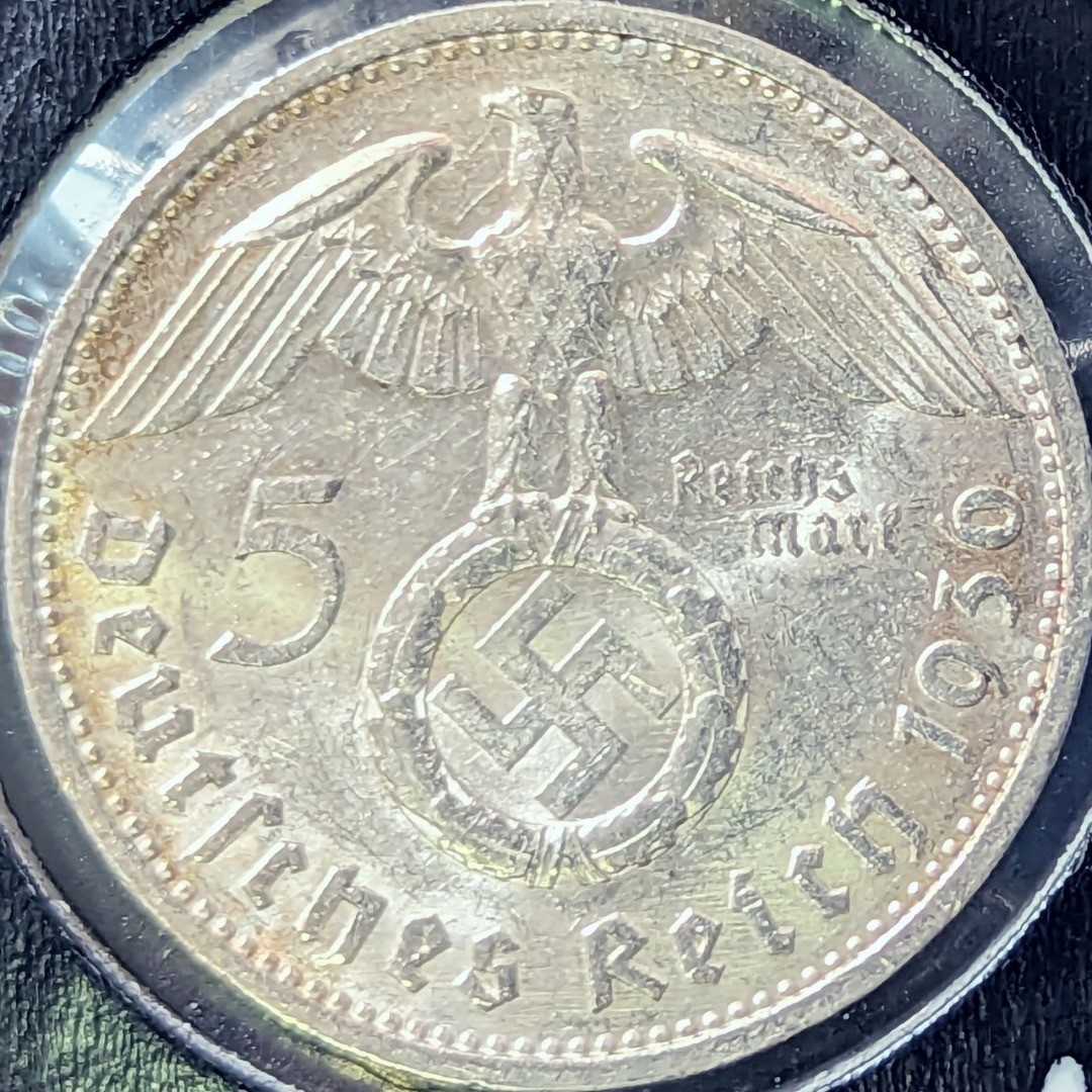 AU Silver 5 Reichsmark From Nazi Germany, Hobbies & Toys, Memorabilia ...