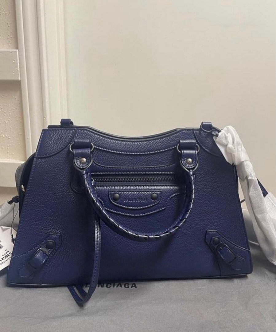 Balenciaga Small Neo Classic Blue, Luxury, Bags & Wallets on Carousell