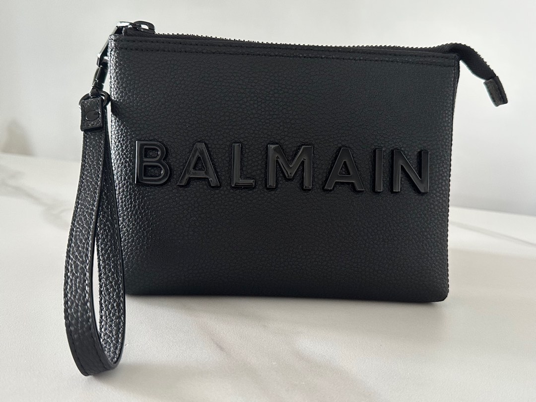 Balmain Clutch Bag, Women's Fashion, Bags & Wallets, Clutches on Carousell