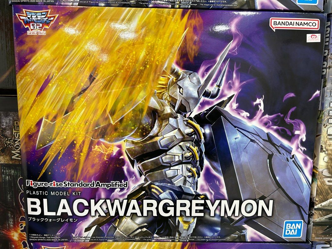 Bandai Digimon Figure-Rise Standard Amplified Black Wargreymon Plastic ...