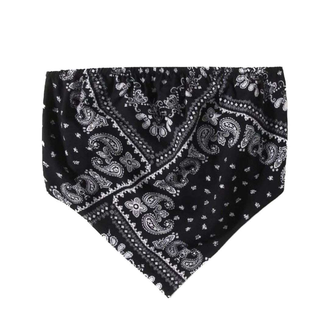 bandana crop top, Women's Fashion, Tops, Sleeveless on Carousell