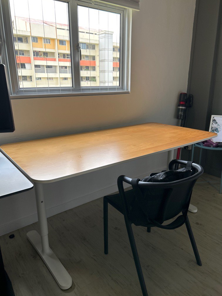 Bekant study Table, Furniture & Home Living, Furniture, Tables & Sets ...