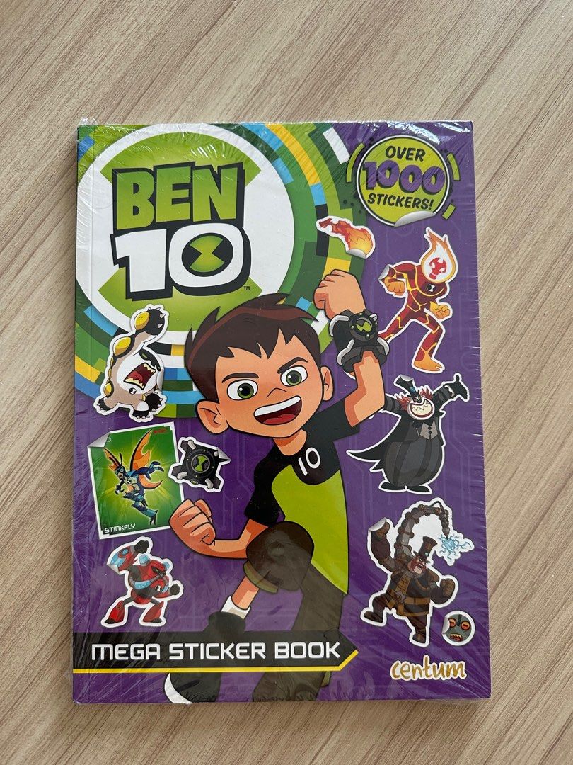 Ben 10 Mega Sticker Book, Hobbies & Toys, Books & Magazines, Children's ...