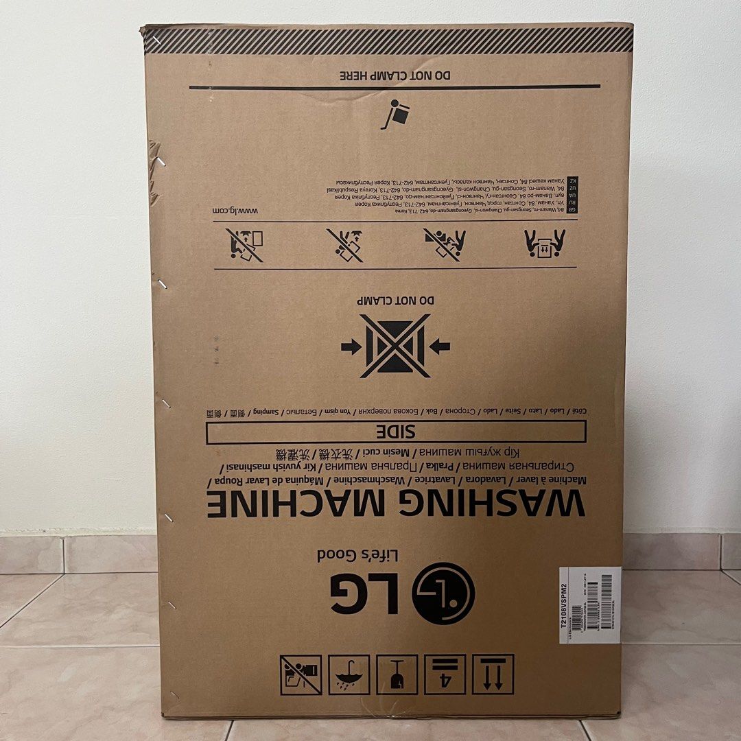 [LAST DAY‼️] [BOX ONLY] LG Washing Machine Packaging Cardboard Box, TV ...