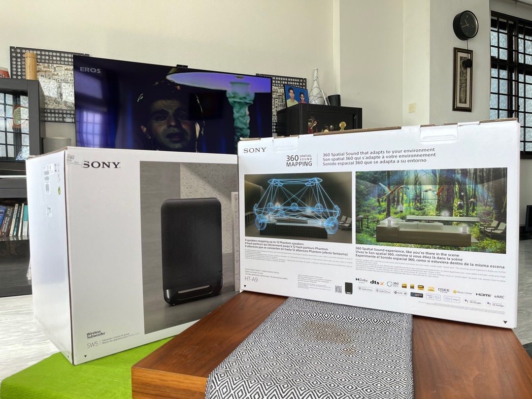 Brand new Carton of Sony Hometheatre HT-A9 and Subwoofer SW5, Audio ...