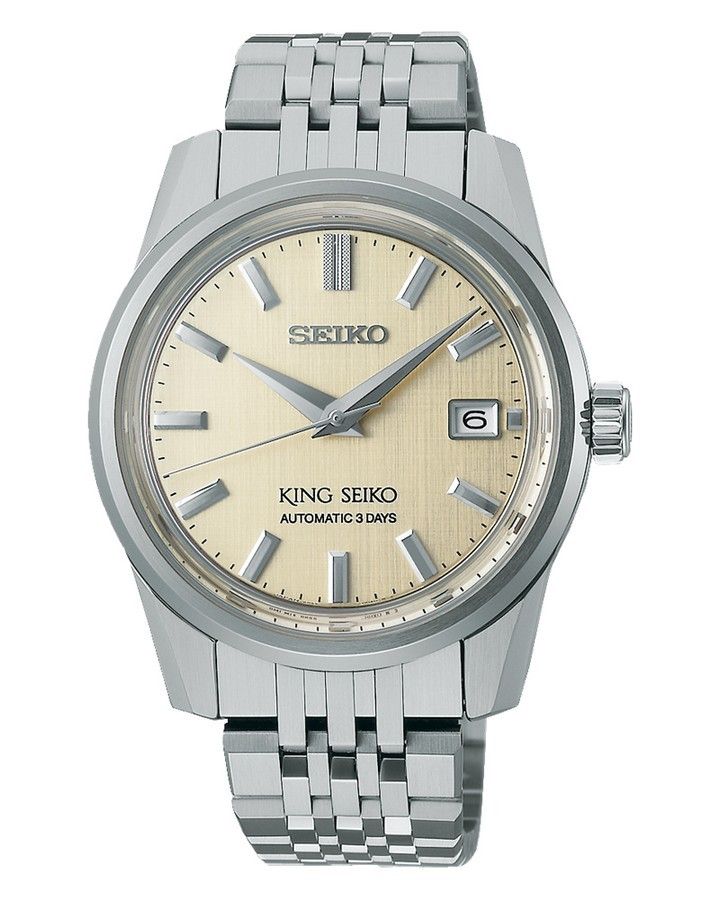 Brand New King Seiko Automatic 3 Days Linen Dial SDKS015 SPB369 / Blue ...