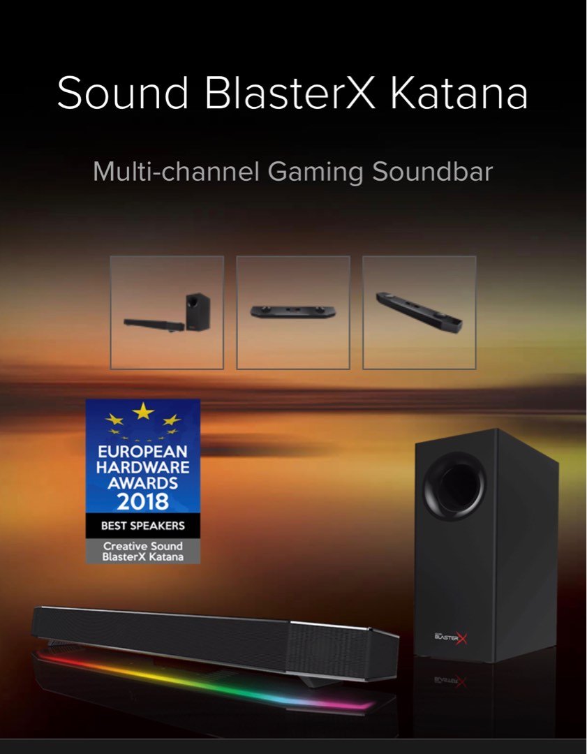 BRAND NEW Sound Blaster X Katana , Audio, Soundbars, Speakers ...
