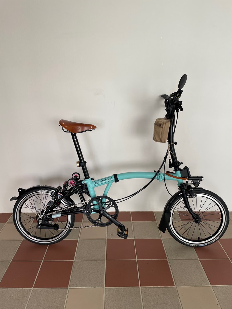 Brompton M6L, Tiffany Blue, Sports Equipment, Bicycles & Parts ...